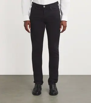 Paige Federal Slim Straight Jeans - Navy