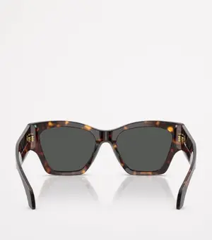 Versace Square Frame Sunglasses - Brown