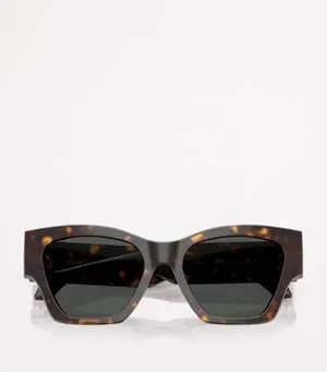 Versace Square Frame Sunglasses - Brown