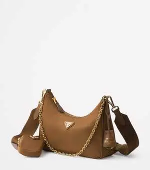 Prada Re-nylon Re-edition 2005 Shoulder Bag - Brown