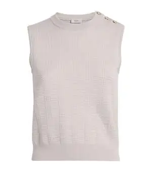 Agnona Wool-blend Sleeveless Top