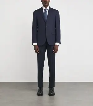 Corneliani Virgin Wool Stripe 2-piece Suit