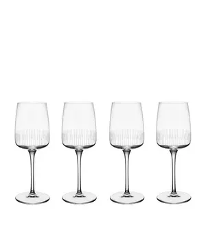 VILLEROY & BOCH Crystal Afina White Wine Glasses - Clear