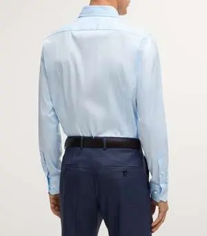 BOSS Stretch-cotton Slim Shirt