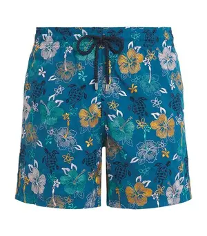 Vilebrequin Embroidered Mistral Swim Shorts - Blue