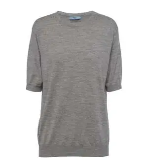 Prada Cashmere Crew-neck Sweater