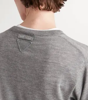 Prada Cashmere Crew-neck Sweater