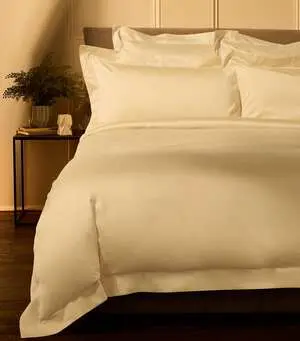 CELSO DE LEMOS Bourdon Super King Flat Sheet - Neutral