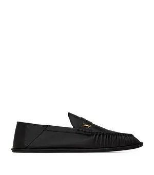 Saint Laurent Leather Loafers