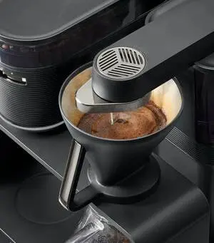 MELITTA Epos Chrome Coffee Machine With Grinder