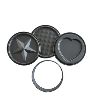 NORDICWARE Carbon Steel Springform Cake Tin Set - Grey