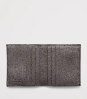 Prada Saffiano Leather Wallet - Grey