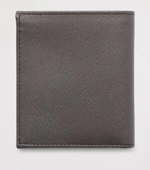 Prada Saffiano Leather Wallet - Grey