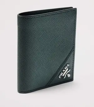 Prada Saffiano Leather Wallet - Green