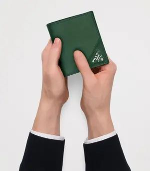 Prada Saffiano Leather Wallet - Green