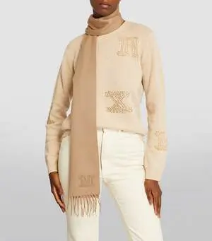 Max Mara Cashmere Scarf - Beige