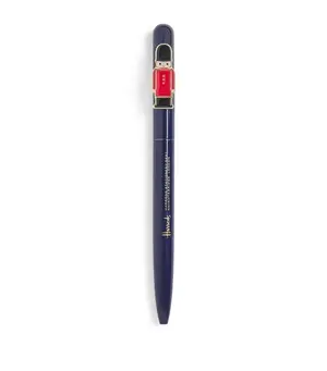 Harrods Guardsman Topper Ballpoint Pen - Navy