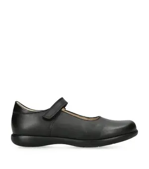 Trotters Emily Leather Mary Jane Shoes - Black