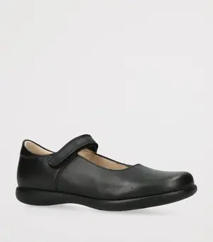 Trotters Emily Leather Mary Jane Shoes - Black