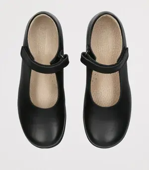 Trotters Emily Leather Mary Jane Shoes - Black