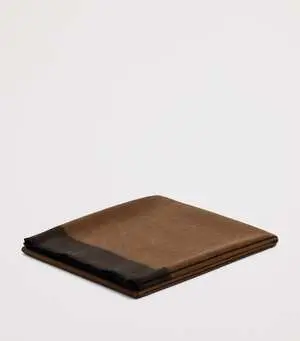 BEGG X CO Cashmere Arran Border Throw - Neutral