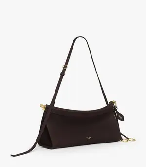 Alaïa Medium Le Click East West Leather Shoulder Bag - Brown