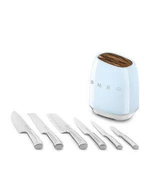 SMEG 6-piece Knife Block Set