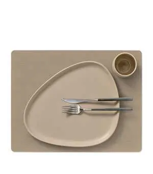 LIND DNA Large Square Corduroy Placemat - Brown