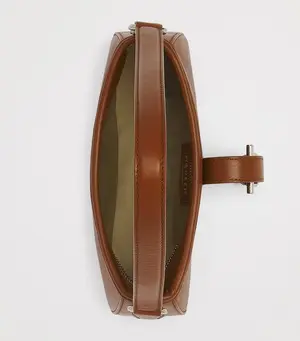 Alexander McQueen Mini Leather T-bar Shoulder Bag - Brown