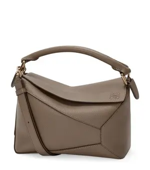 Loewe Puzzle Edge Top-handle Bag - Brown