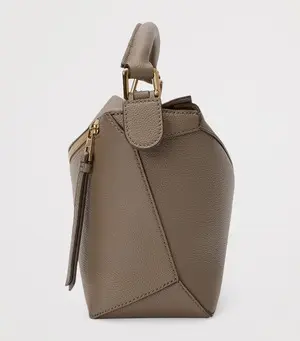 Loewe Puzzle Edge Top-handle Bag - Brown