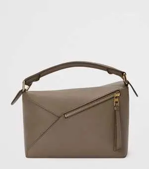 Loewe Puzzle Edge Top-handle Bag - Brown