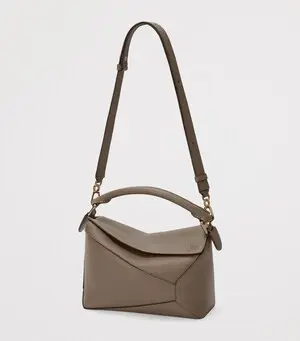 Loewe Puzzle Edge Top-handle Bag - Brown