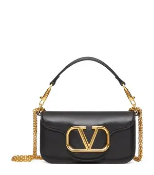 Valentino Garavani Small Leather Locò Shoulder Bag