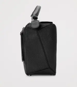 Loewe Large Puzzle Edge Top-handle Bag - Black
