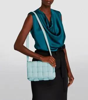 Bottega Veneta Leather Cassette Cross-body Bag - Green