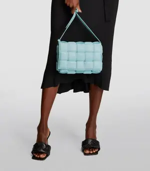 Bottega Veneta Leather Cassette Cross-body Bag - Green