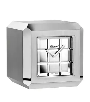 Chopard Ice Cube Table Clock - Silver