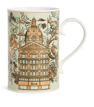 Harrods Knightsbridge Store Mug Green