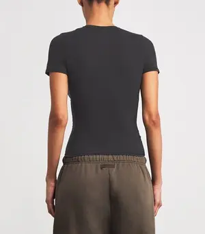 SKIMS Fits Everybody Short-sleeve T-shirt - Black