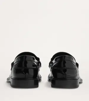 Bottega Veneta Leather Astaire Loafers