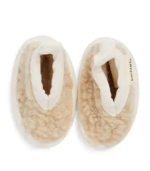 BINIBAMBA Merino Wool Slippers - Beige