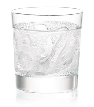 Lalique Owl Whisky Tumbler - Clear
