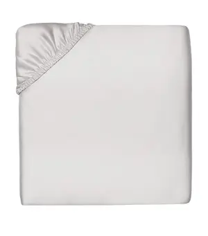 SFERRA Giza 45 Super King Fitted Sheet - Grey