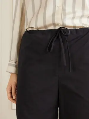 THE ROW Emiliano Cotton-poplin Shorts