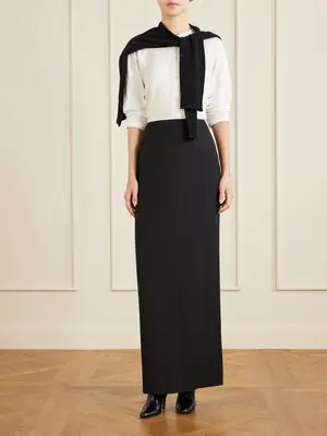 THE ROW Bartelle Wool Maxi Skirt