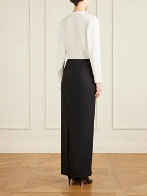 THE ROW Bartelle Wool Maxi Skirt
