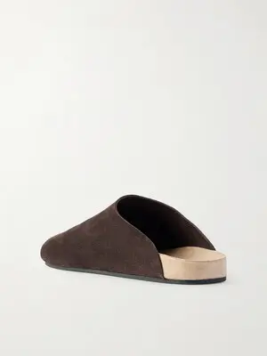 THE ROW Hudson" Suede Clogs