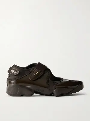 Nike Rift Patent Leather Split-toe Sneakers - Brown
