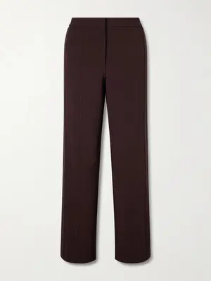 Another Tomorrow Stretch-jersey Straight-leg Track Pants